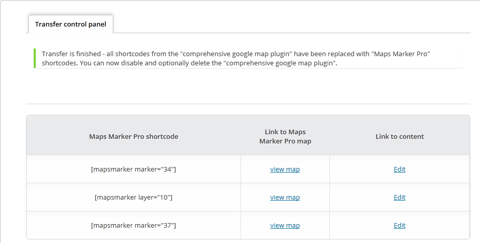 How to use the transfer feature within the “comprehensive google map ...