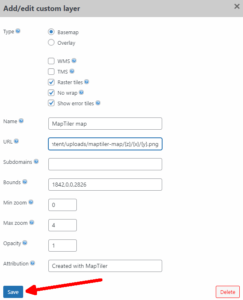 How to create custom basemaps from an image using MapTiler › Maps ...