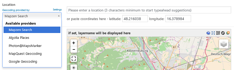 Pro v2.8-beta1 with support for alternative geocoding providers is ...