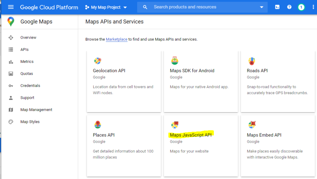 How to register a Google Maps API key › Maps Marker Pro