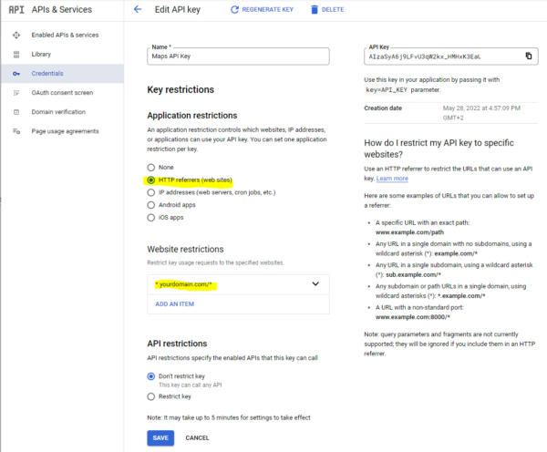How to register a Google Maps Javascript API key › Maps Marker Pro