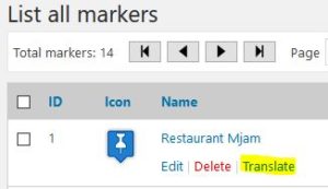 How to setup WPML/polylang translation support for multilingual maps › Maps Marker Pro
