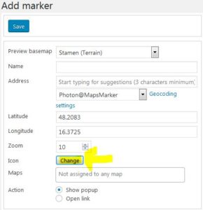 How to add custom map icons › Maps Marker Pro
