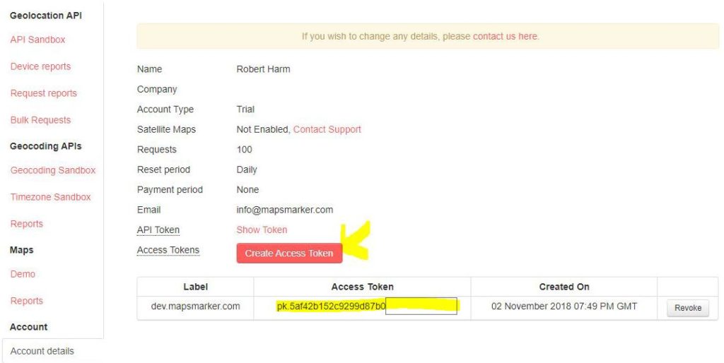 How to setup LocationIQ geocoding › Maps Marker Pro