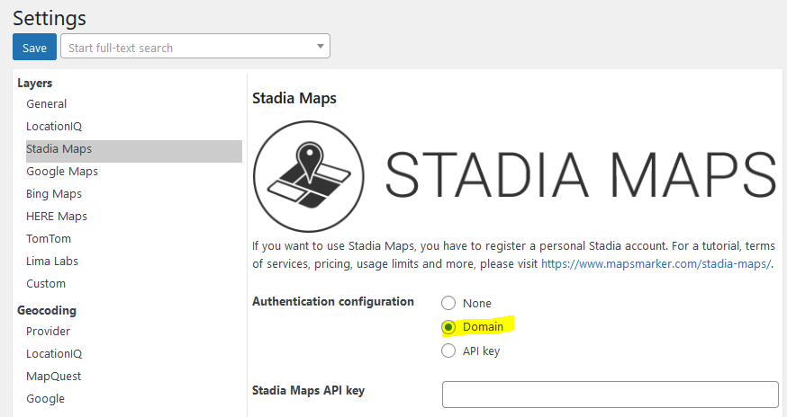 How to register a Stadia account › Maps Marker Pro